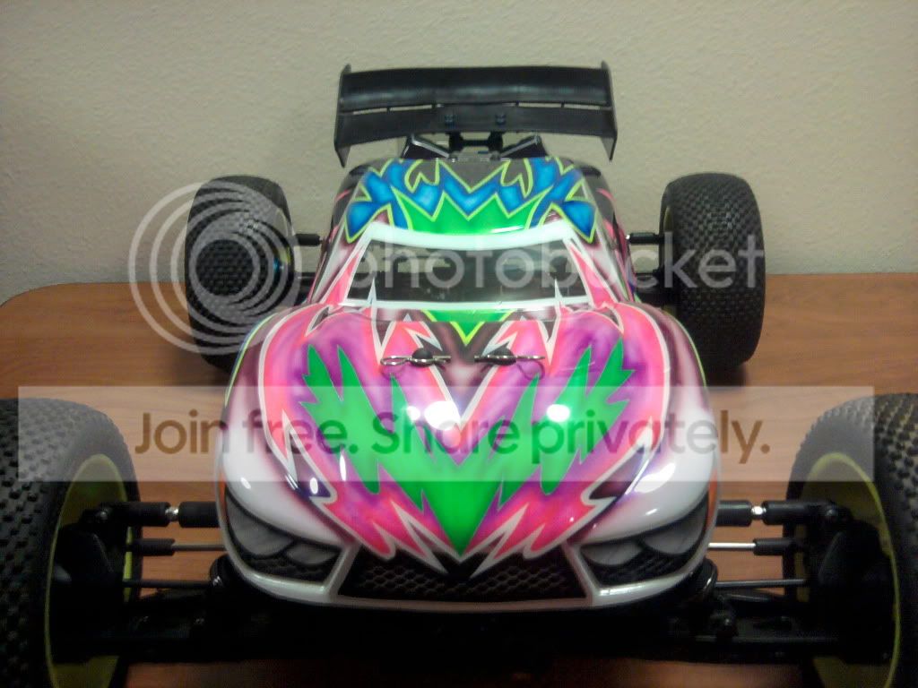 New Custom Painted rc8t-e Body "wild" - R/C Tech Forums