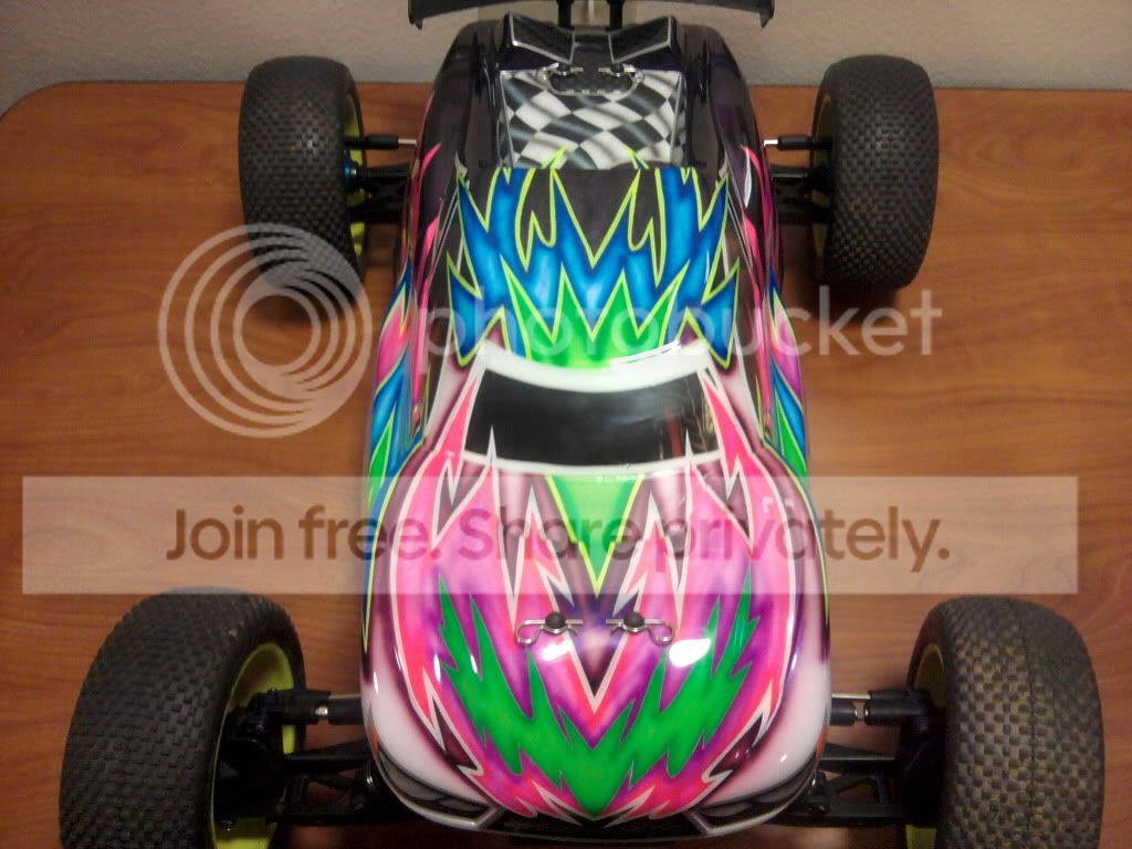 New Custom Painted rc8t-e Body "wild" - R/C Tech Forums